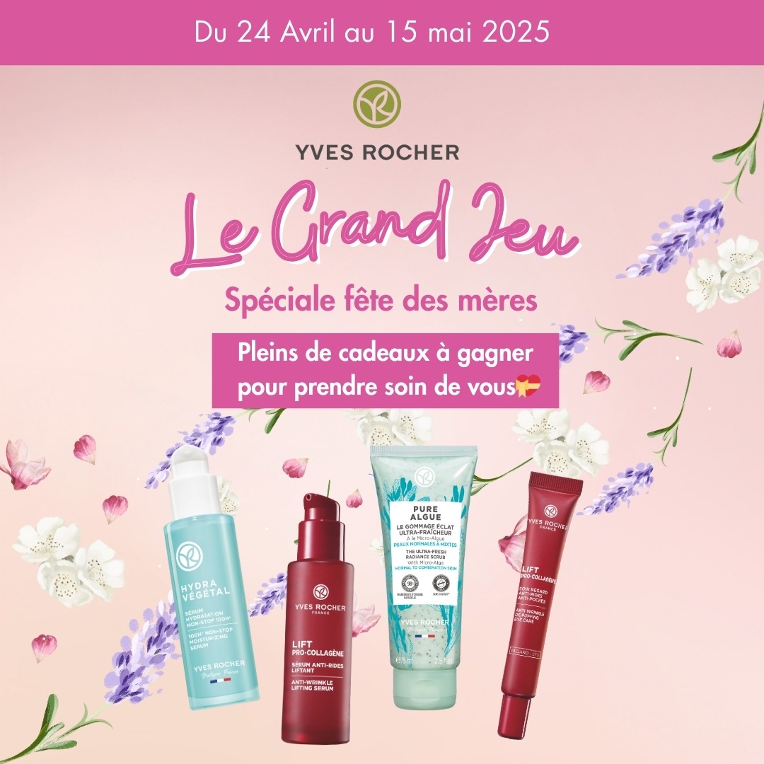Jeu fête des mères Yves rocher
